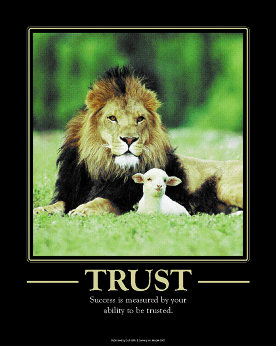Trust Motivational Poster – Sports Art Inc