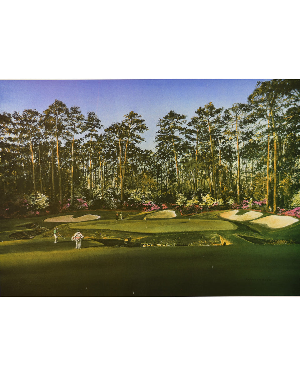 Azalea: 13th Hole Augusta National – Sports Art Inc
